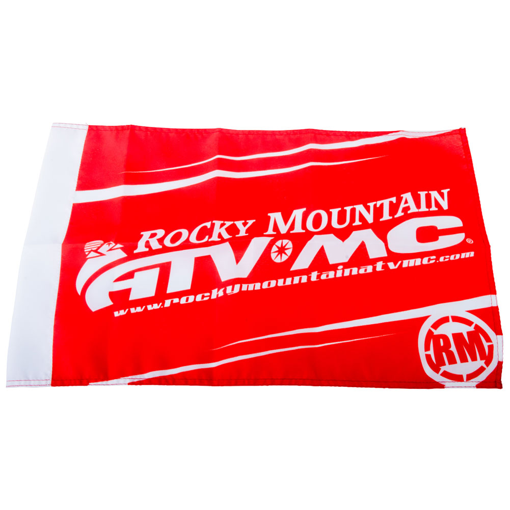 Rocky Mountain ATV/MC Lighted Whip Replacement Edge Logo Flag and O ...