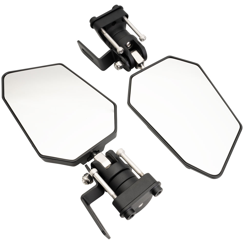 Dirtbag Brands Mirror-0332c5-29729f Billet Side View Mirrors with Light ...