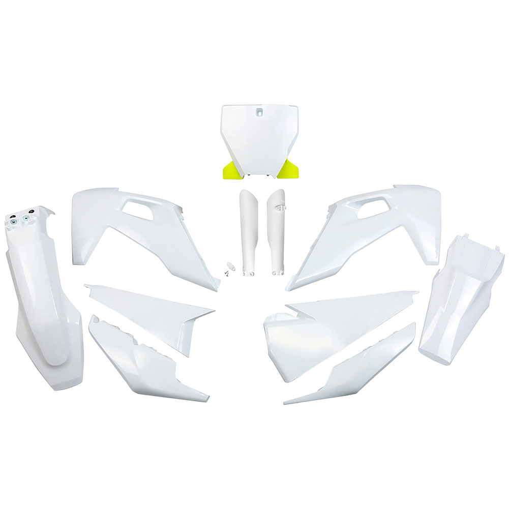 UFO Full Plastic Kit White For Husqvarna TX 300 (Fuel Injected) 2020 ...