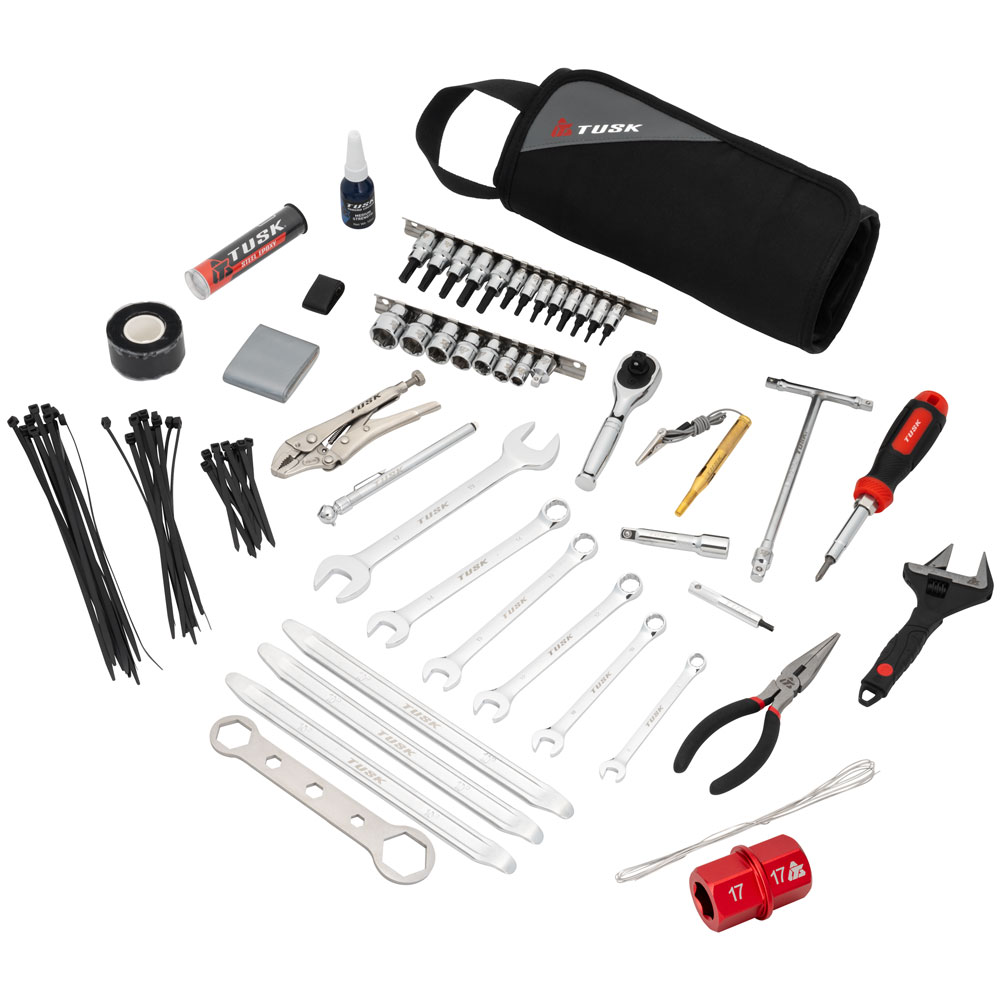 Tusk ADV Tool Kit w/ Hex17/36mm Axle Tools For Triumph Tiger 1200 Rally ...