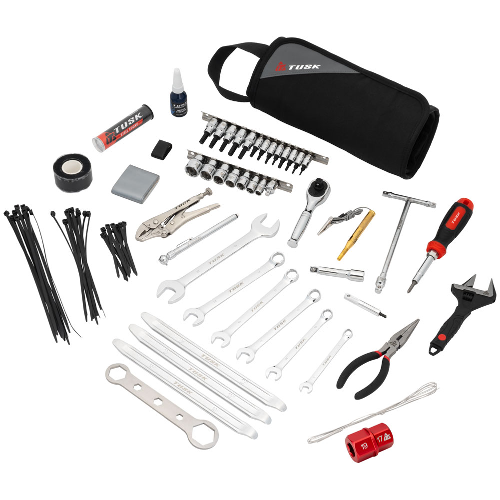 Tusk ADV Tool Kit w/ Hex19/24mm Axle Tools For Suzuki V-Strom 1000 ...